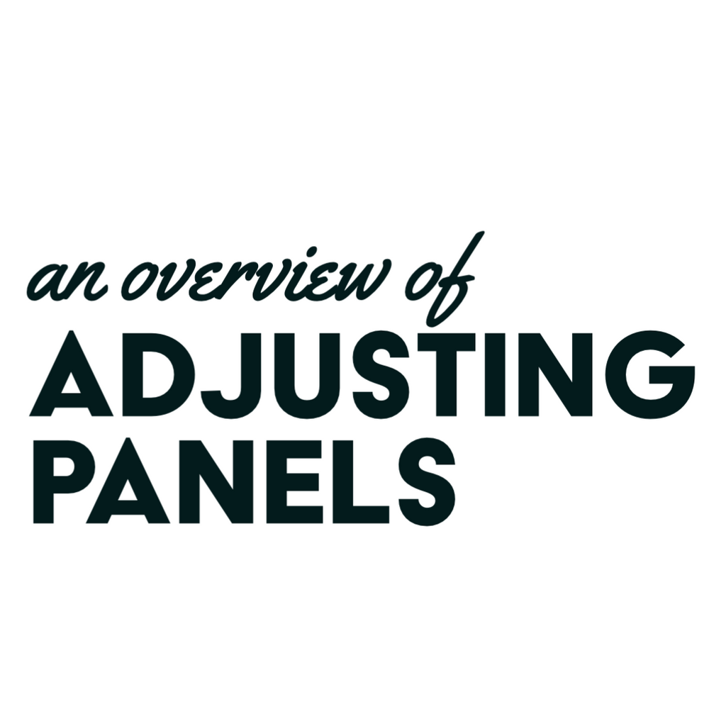 Adjusting Panels Overview – True Blox